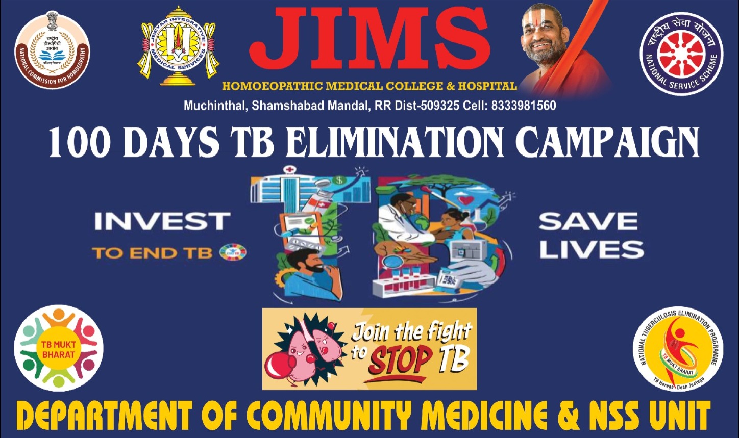 Join the Fight Against Tuberculosis! - JIMS Homoeopathic Medical College