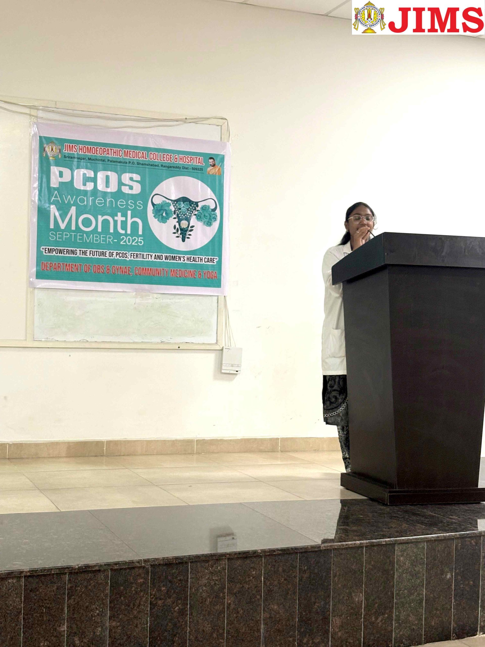 PCOS Awareness Month – September 2025 - JIMS Homoeopathic Medical College